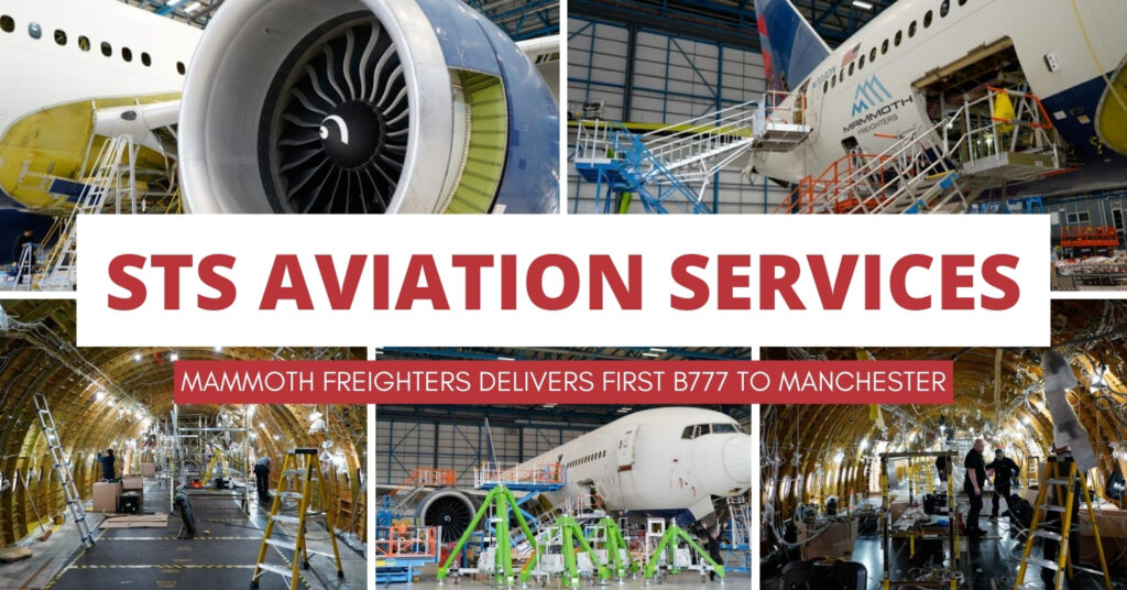 Mammoth Freighters Delivers First B777-200LR to STS Aviation Services ...